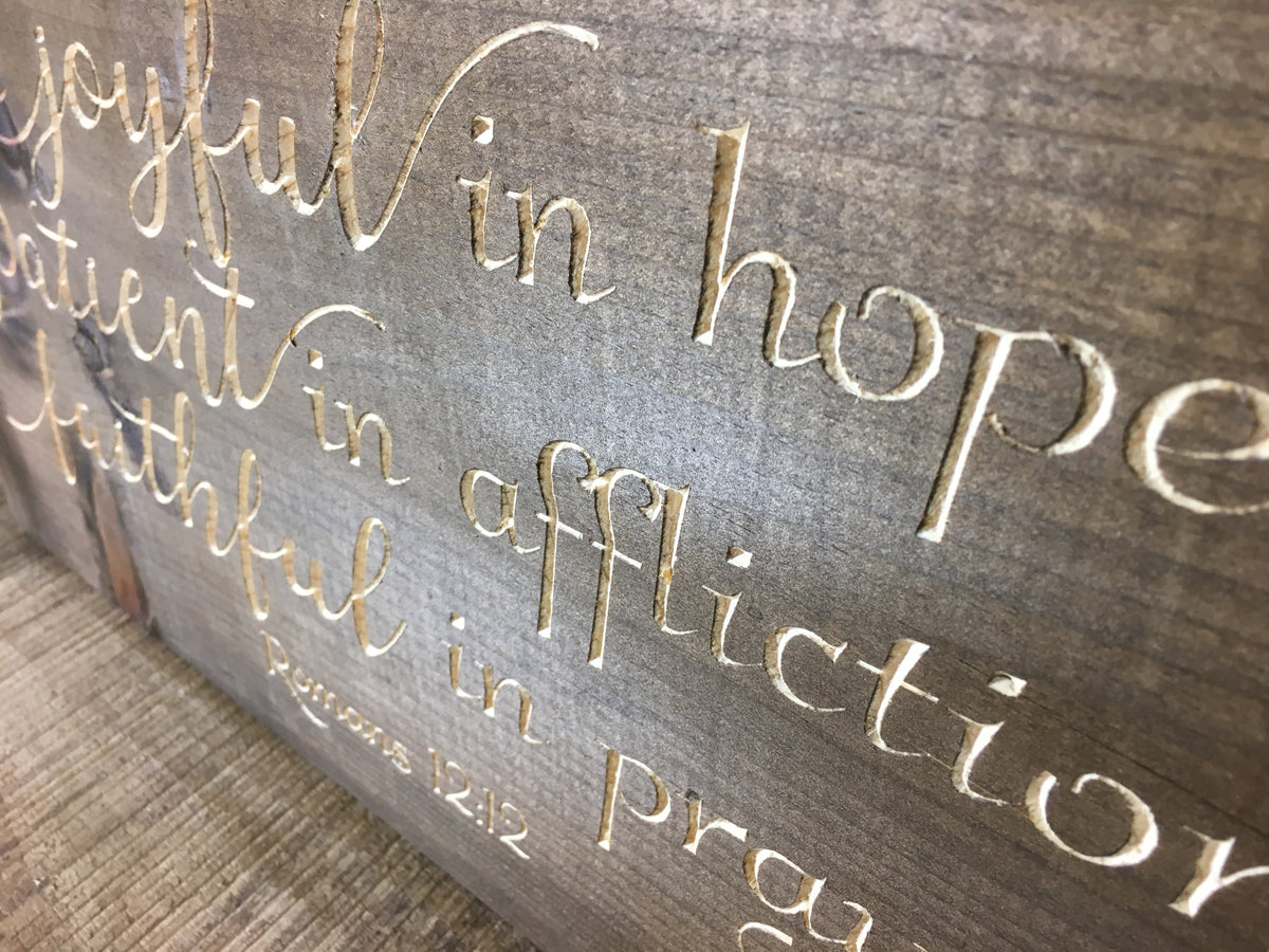 Bible Verse Signs and Wood Gifts – Sullivan Woodwork