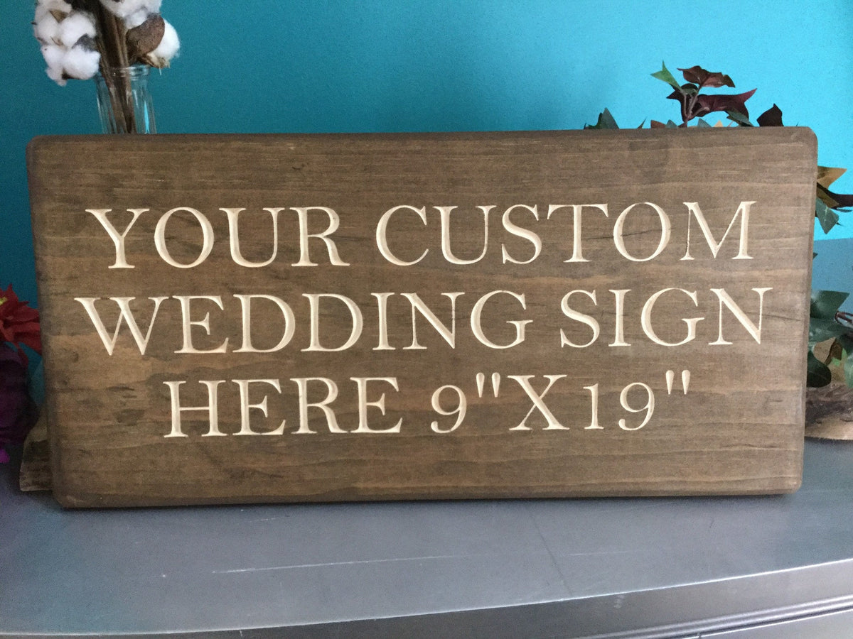 Custom wedding wood sign, personalized wedding sign, wooden custom Wed ...